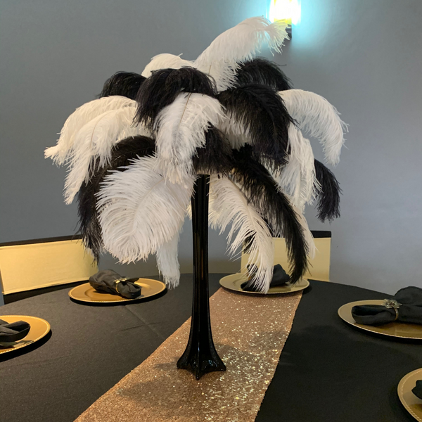 Hire Gatsby Feather Centrepiece – Hire For Style