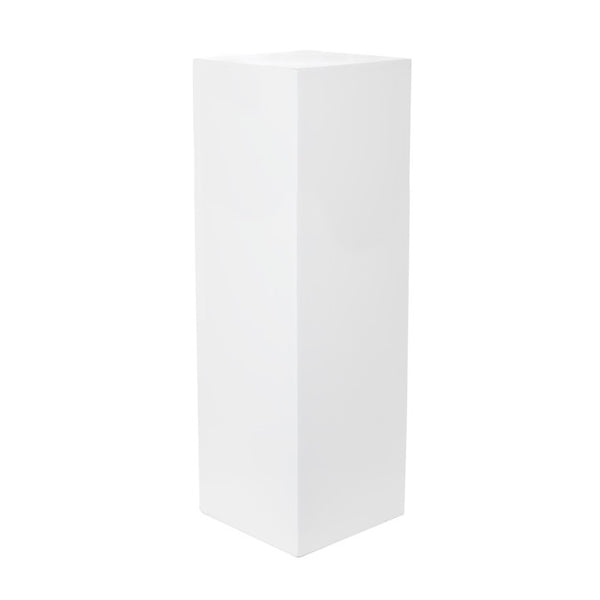 Hire 90cmH Large Square White Plinth – Hire For Style